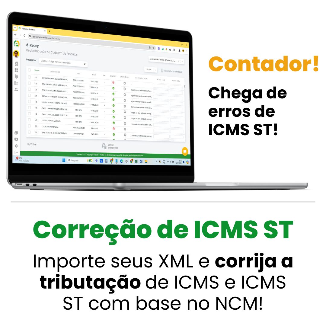 Crédito de ICMS (2) - Blog é-Simples - Auditoria Eletrônica
